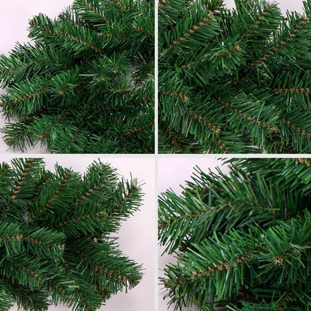 PVC Artificial Green Christmas Tree Garland