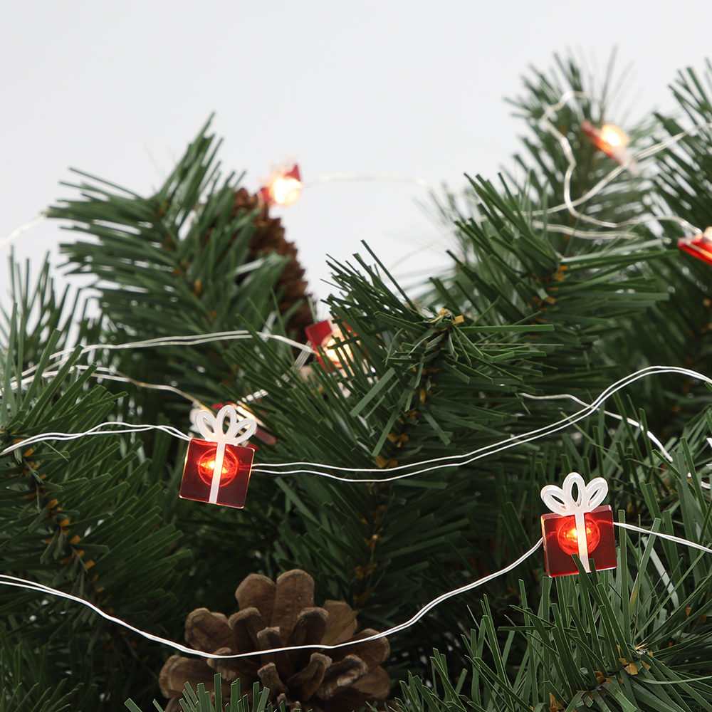 20 Led Light Up String Christmas Lighted Presents