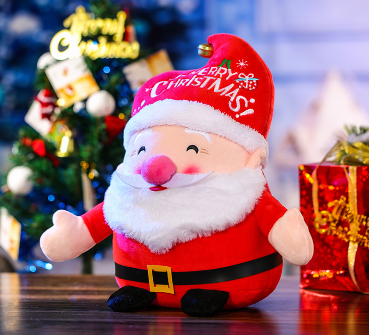 Custom Soft Christmas Santa Plush Toy
